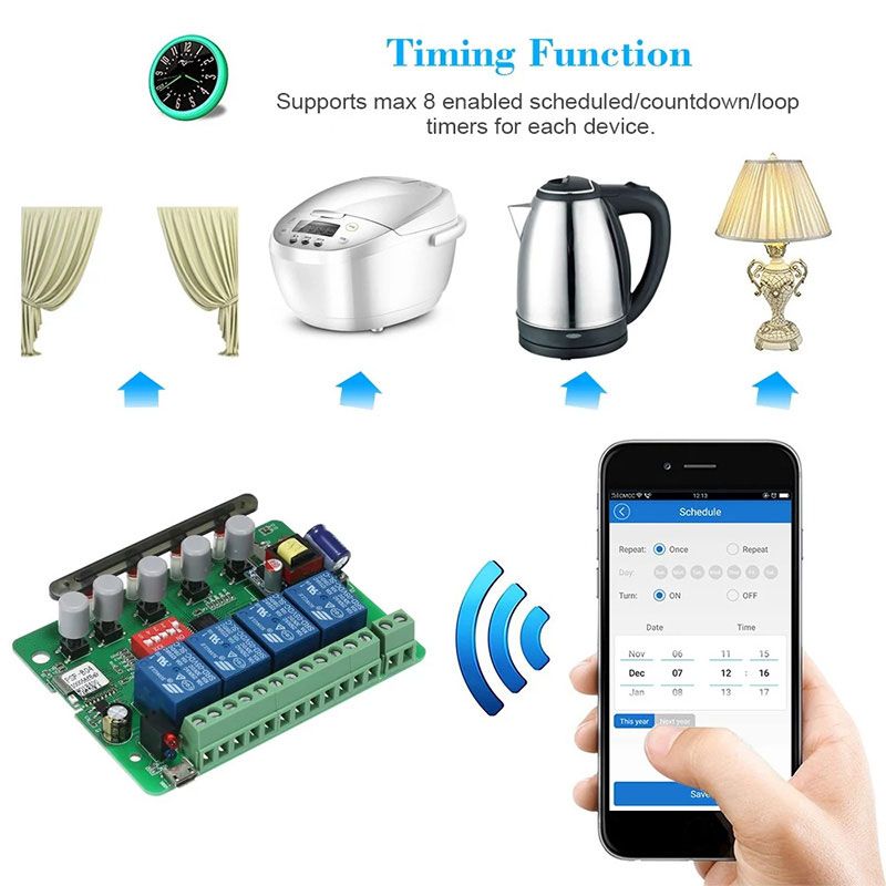 Smart Remote Control Wireless Switch Universal Module | GearVita