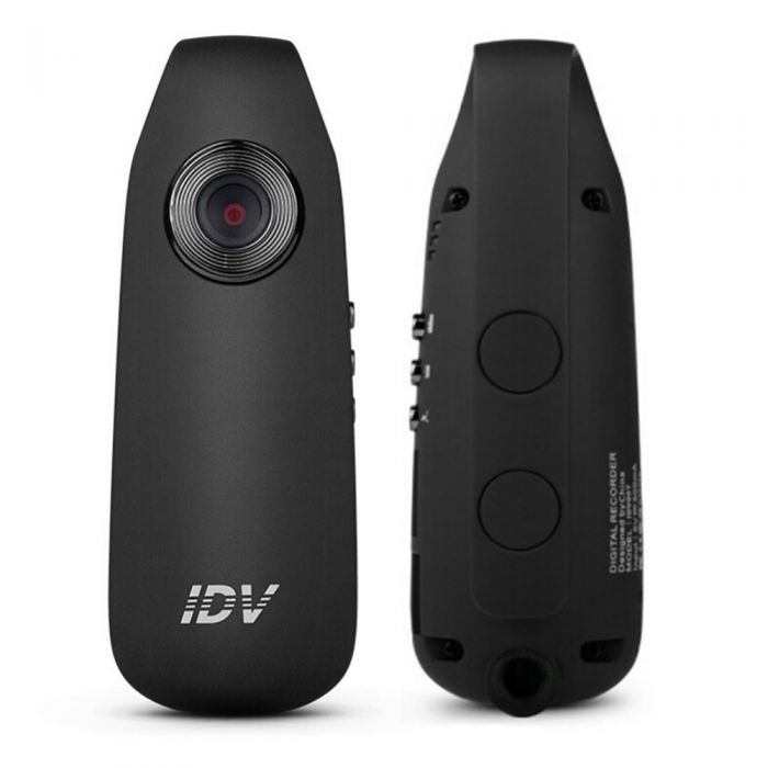 JZZH IDV007 Mini Intelligent Clip-On Camera HD Noise Reduction ...