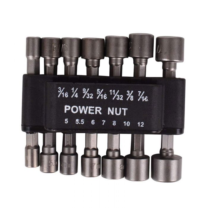 14PCS Hex Non-magnetic Socket Nut for Drill Bit | GearVita