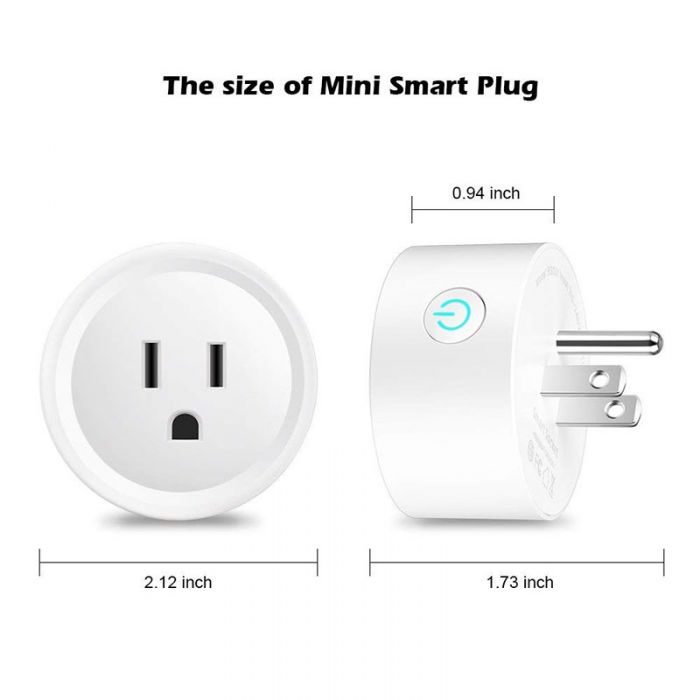 Buy Smart Plug WiFi Outlets Mini Smart Socket Remote Control (3Pcs ...